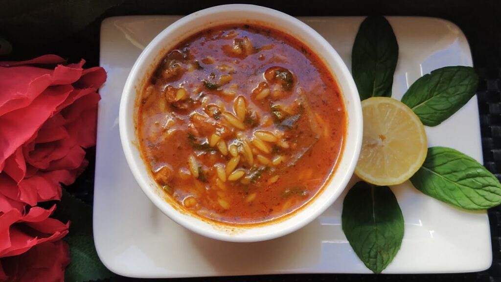 Lesan El Asfour (Middle Eastern Orzo Soup) – Sphinx Restaurant